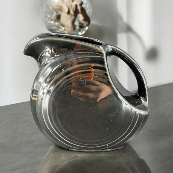 Pitcher | Accents | Vintage Fiesta Ware Ceramic Pitcher Carafe Black ...